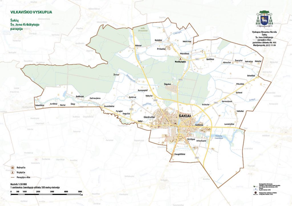 Šakių Šv. Jono Krikštytojo parapija | Vilkaviškio vyskupija